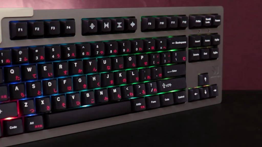 Gmk WOB สีแดง Cyrillic PBT 129 คีย ์ DYE Sublimation Cherry Profile ...