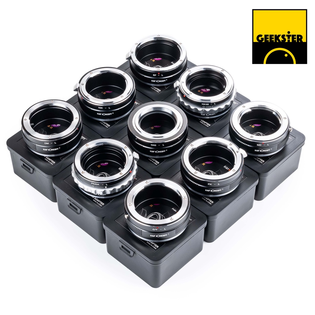 เมาท์แปลง K&F สำหรับ L Mount Leica SL / Lumix S Adapter ( M42 / NIKON F ...