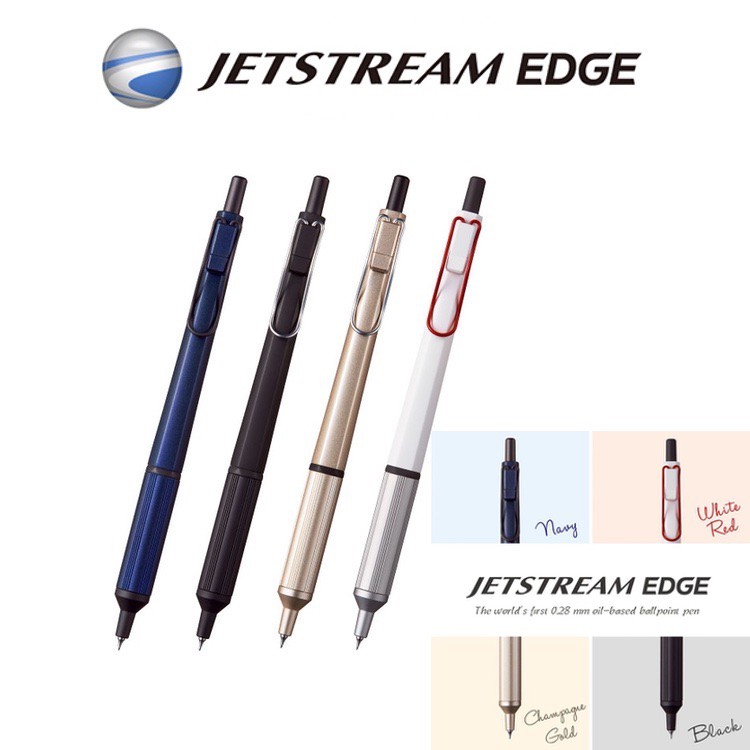 Uni JETSTREAM Edge Ballpoint Pen 0.28 mm of Mitsubishi Pencil, made in Japan, จะส่งตรงจากญี่ปุ่น ...