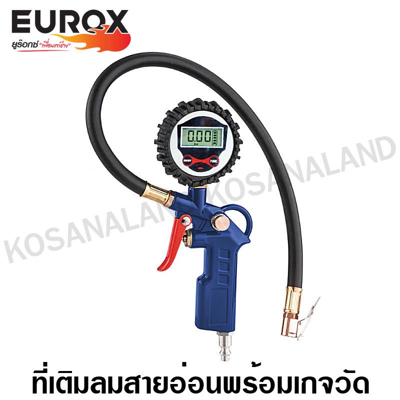 Eurox ปืนเติมลมยาง ดิจิตอล รหัส 04-005-020 (Air Tire Inflating Gun) | Shopee Thailand