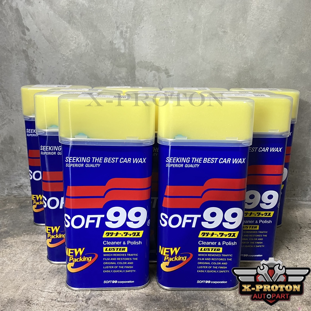 แว็กซ์ทำความสะอาดสีรถ และช่วยฟื้นฟูสภาพสีใหม่ SOFT99 Cleaner & Polish ...
