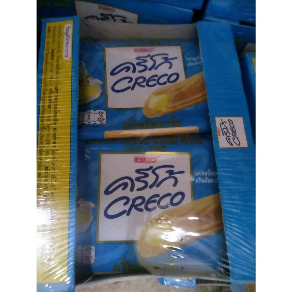 ศรีโก้ CRECO เวเฟอร์สอดไส้ครีม 12 ซอง | Shopee Thailand
