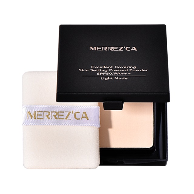 แป้ง Merrez'ca Excellent Covering Skin Setting Pressed Powder 7g ขนาด ...