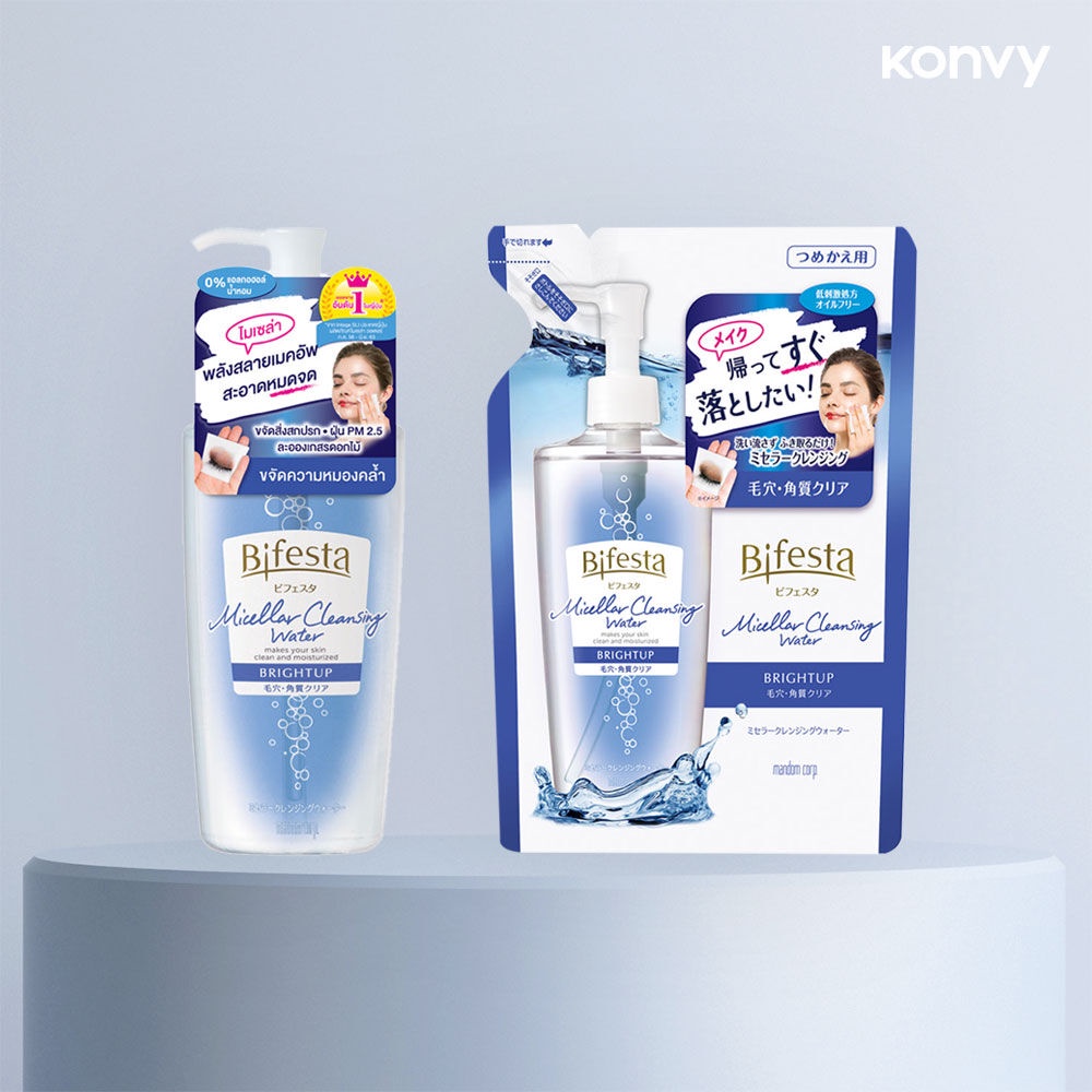 Bifesta Micellar Cleansing Water 400ml + Refill 360ml บิเฟสต้า เซทคลี ...