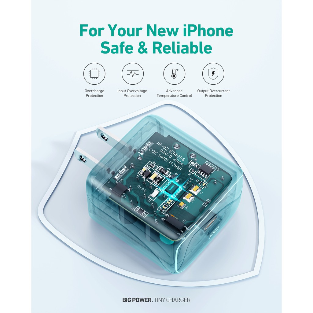 หัวชาร์จเร็ว Samsung Aukey 25W PPS Power Delivery ใช้สำหรับ iPhone รุ่น PA-R1A | Shopee Thailand