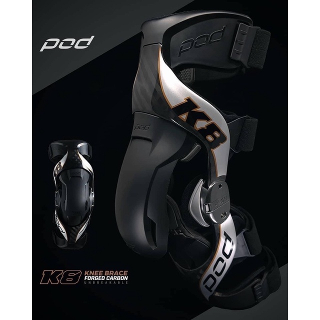 การ์ดเข่ากันบิด POD Active – K8 2.0 Forged Carbon Knee Brace | Shopee ...