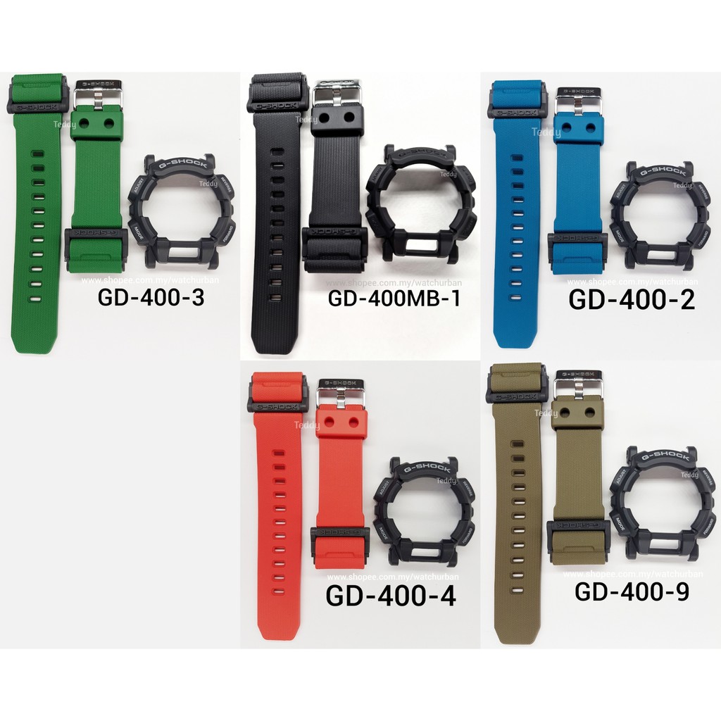 Casio G-SHOCK BAND และ BEZEL GD400 GD-400 | Shopee Thailand