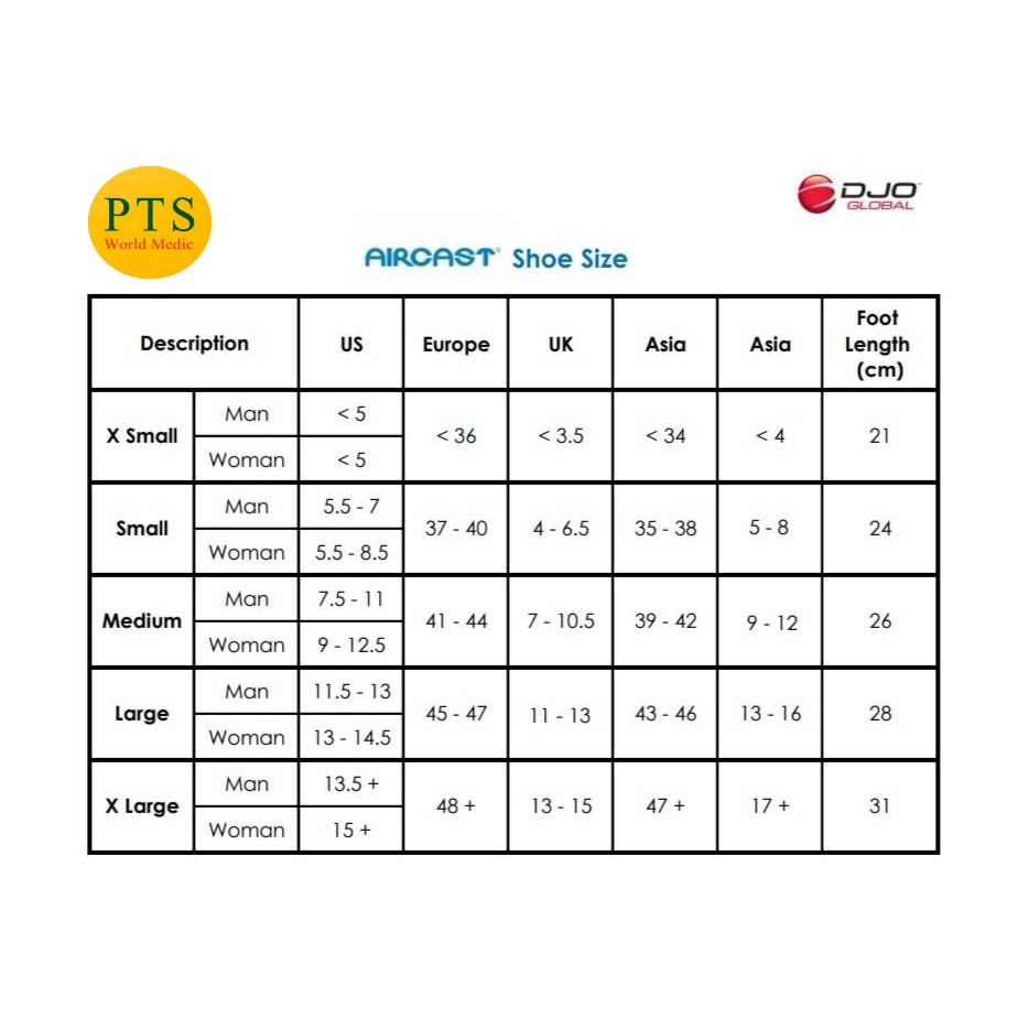 เฝือกลม Aircast AirSelect Short Donjoy (Walking boot) รุ่นสั้น อเมริกา ...