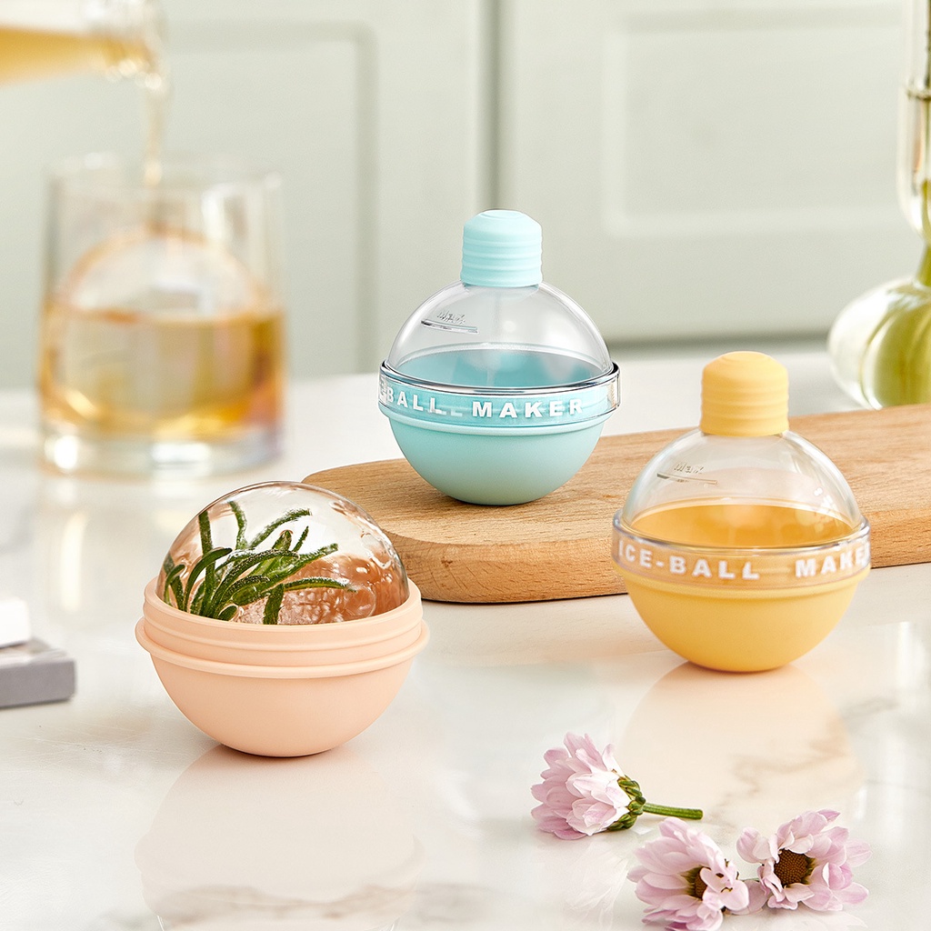 MAMA DIY Ice Ball Shape ไอศกรีมซิลิโคนแม่พิมพ์ แม่พิมพ์น้ำแข็งก้อนกลม ...