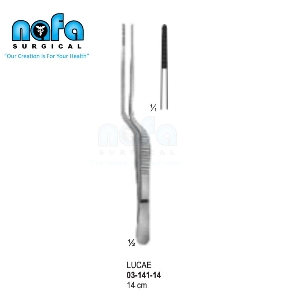 FORCEPS BAYONET-SHAPED LUCAE 14 CM | Shopee Thailand