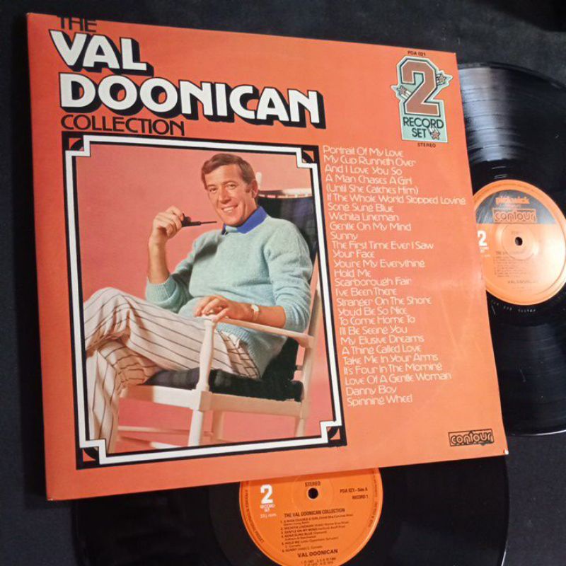 แผ่นเสียง 12 นิ้ว รวมเพลงยอดนิยม VAL DOONICAN Collection ชุด 2 แผ่น ...