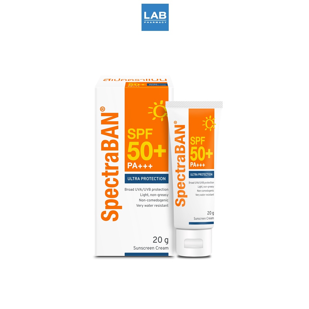 SpectraBAN Sunblock SPF 50+ - ครีมกันแดดสเปคตร้าแบน | Shopee Thailand