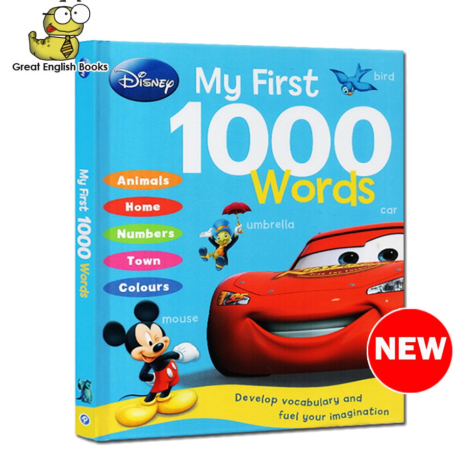 (Import from UK) *ลิขสิทธิ์แท้* Disney - My First 1000 Words [Hardcover ...