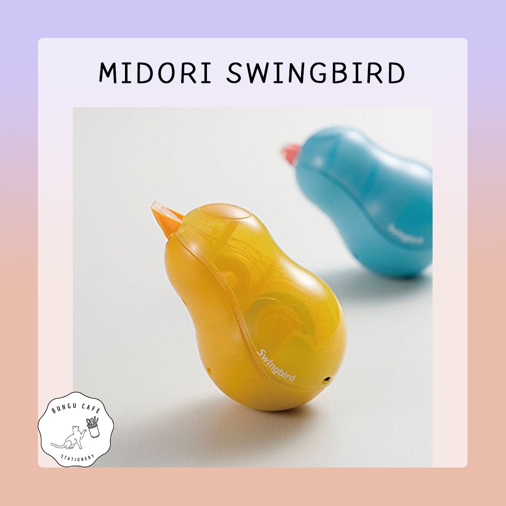 Midori Swing Bird Correction เทปลบคำผิดที่แกว่งไปมาบนโต๊ะของคุณ ดูเหมือนลูกเจี๊ยบ | Shopee Thailand