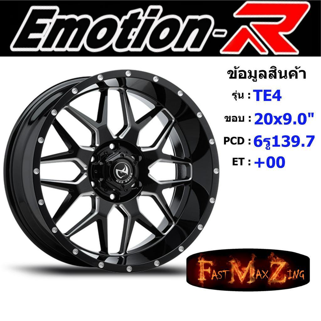 EmotionR Wheel TE4 ขอบ 20x9.0" 6รู139.7 ET+00 สีBKAT ล้อแม็ก อีโมชั่น ...