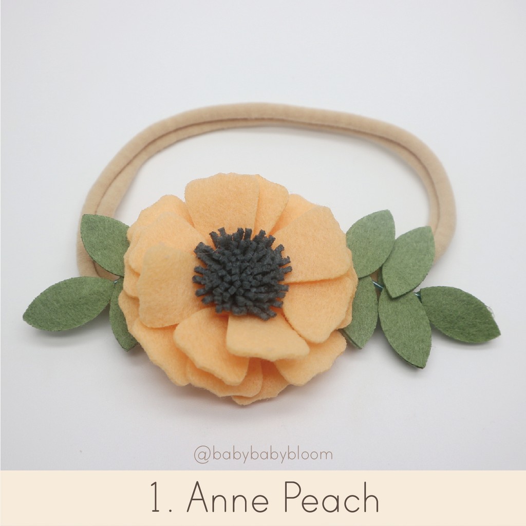 Babybabybloom ที่คาดผมเด็ก รุ่น Anne peach | Shopee Thailand