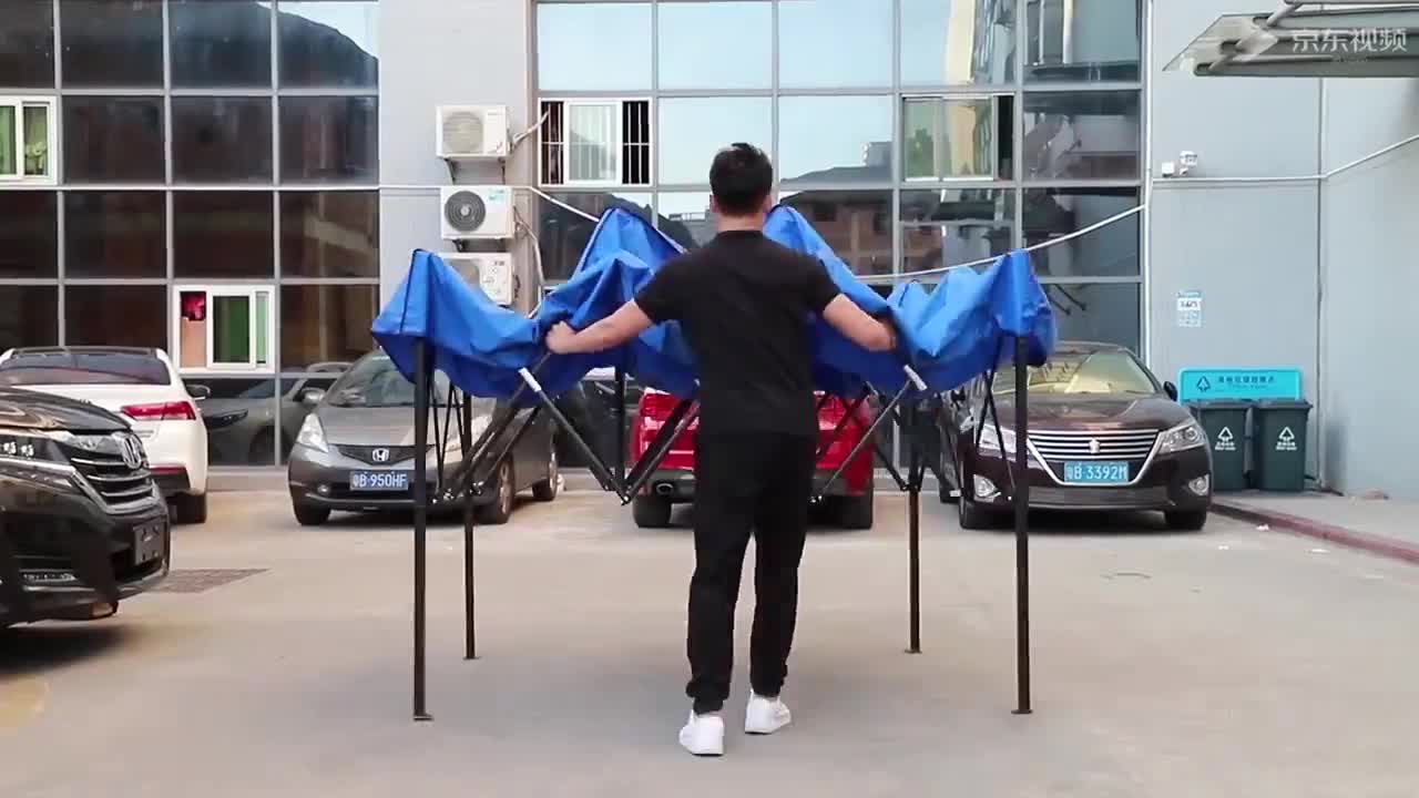 DoDo เต็นท์พับได้ เต็นท์ขายของ 3x3M 2x2M 3x6M Folding tent กันสาด ...