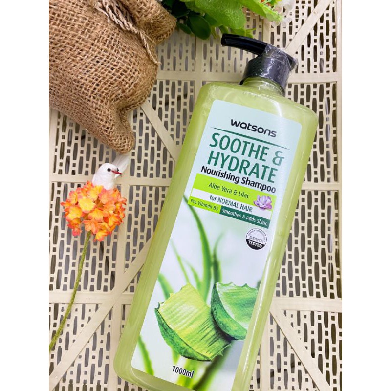 Watsons Aloe Vera&Lilac Shampoo | Shopee Thailand