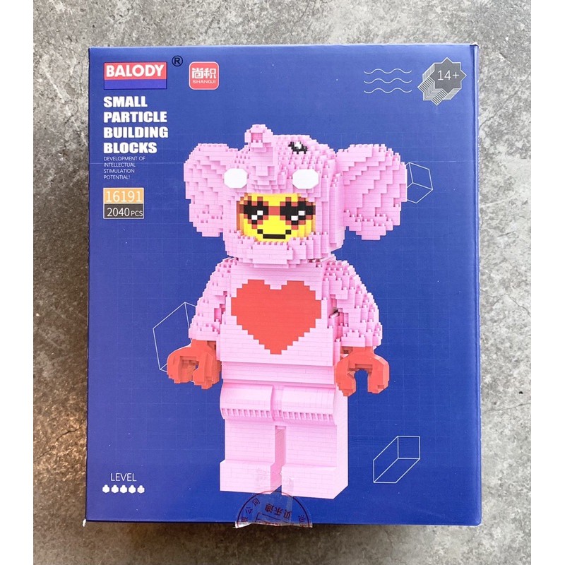 เลโก้นาโนไซส์ Jumbo - Balody 16191 Lego Series Elephant Costume Girl ...