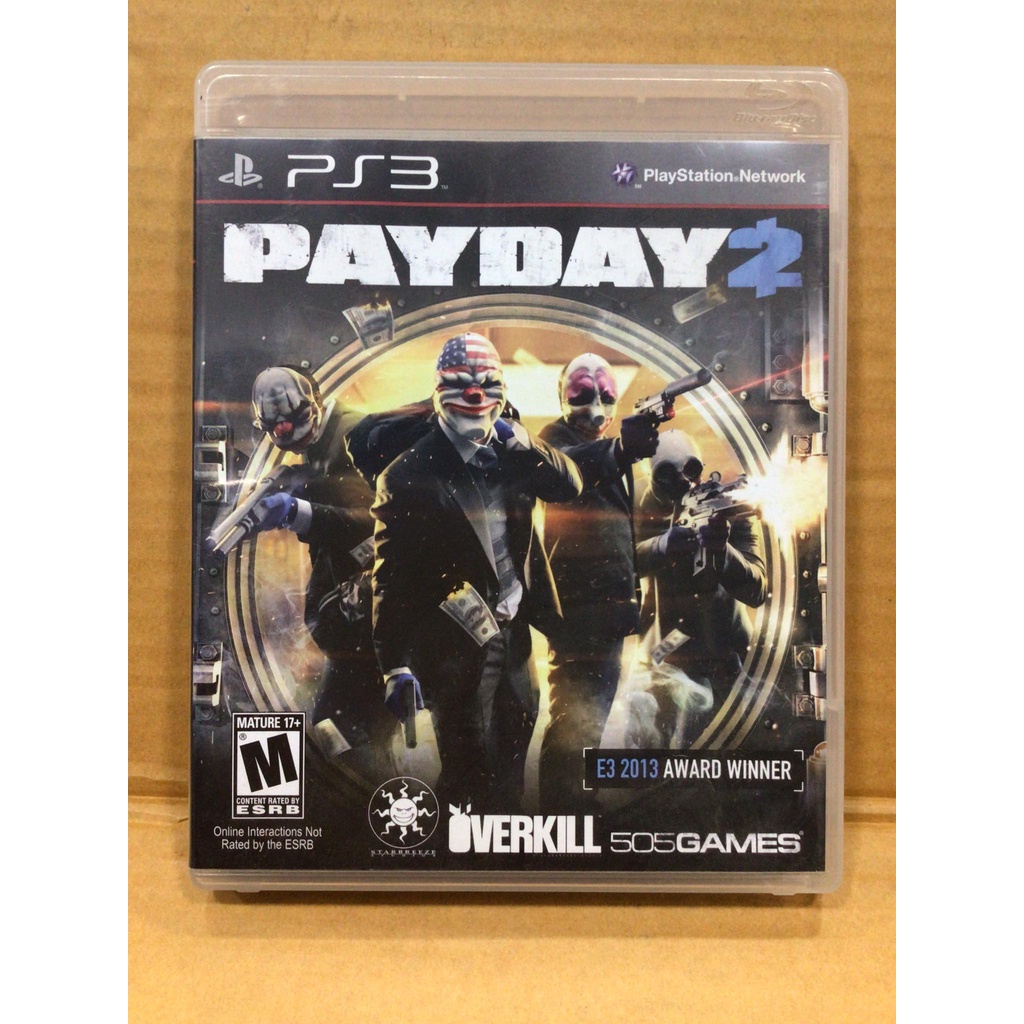 แผ่นแท้ [PS3] [English] Payday 2 (Zone 1 US) (BLUS-31219) | Shopee Thailand