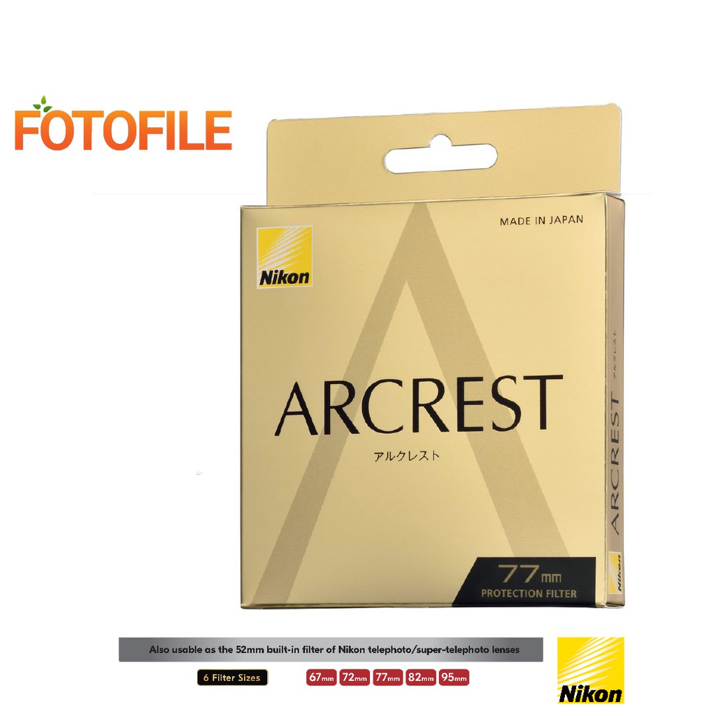 Nikon ฟิลเตอร์ ARCREST / ARCREST II high-performance protection Filter ...