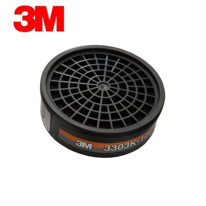 3M 3303K-100 ตลับกรองไอระเหยสารอินทรีย์และกรดแก๊ส (ใช้คู่กับหน้ากาก 3M ...