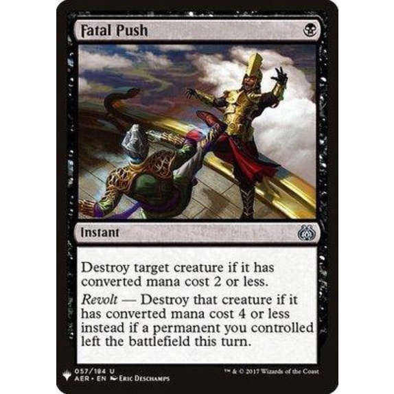 [MTG][Single][2XM] Fatal Push ระดับ Uncommon [ภาษาอังกฤษ] | Shopee Thailand