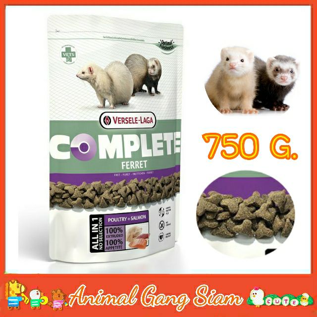 Versele-Laga Ferret Complete Food 750g. อาหารเฟอร์เร็ท คอมพลีท เสริม ...