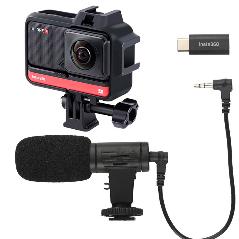 wireless microphone action camera ไมโครโฟน 3.5mm Recording Video ...