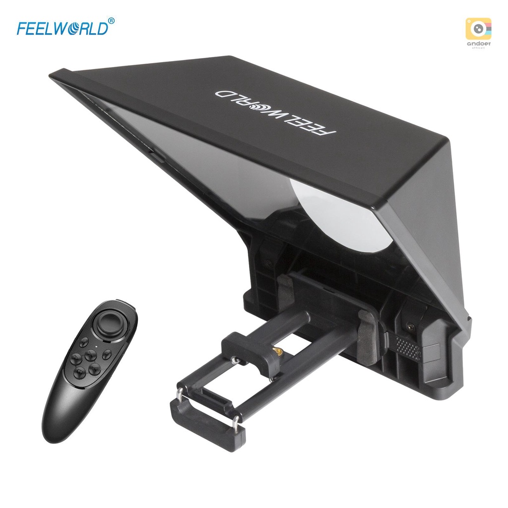 FEELWORLD TP2 Portable DSLR Camera Teleprompter Prompter with Remote ...