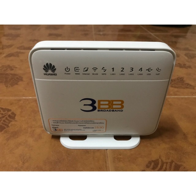 กล่อง 3BB Router VDSL Wifi เร้าเตอร์ ของใหม่มือหนึ่ง ไม่มีกล่อง ยังไม่ได้ใช้งาน อุปกรณ์ครบ ...