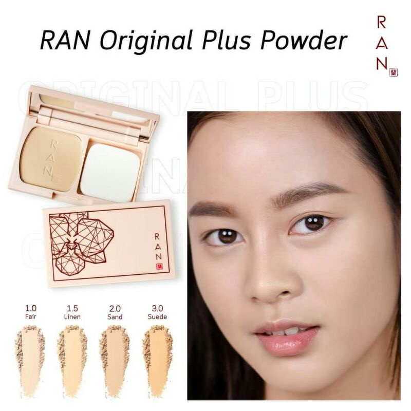 แป้งรันแป้งป้อม วินิจ RAN Original Plus Powder by Pom Vinij | Shopee ...