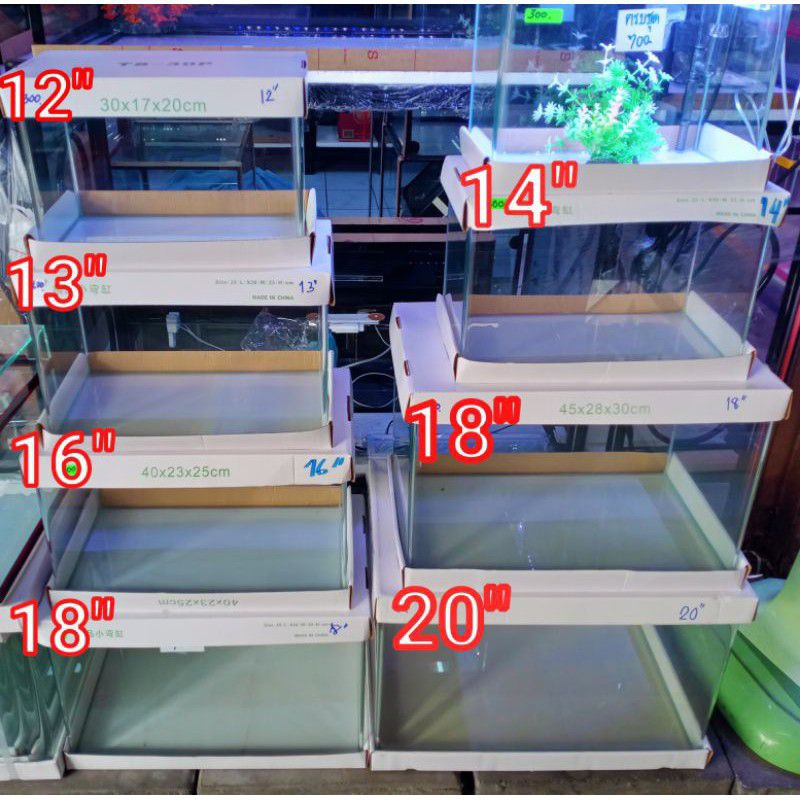ตู้นาโนตู้ปลานาโนตู้หน้าโค้งมี7ขนาด(18cm)(22cm)(26cm)(30cm)(35cm)(40cm)(45cm)(50cm) | Shopee ...