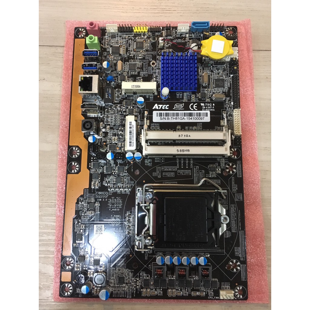 อะไหล่ Spare part เมนบอร์ด Mainboard ATEC TH81-GA สำหรับ All in one PC ...