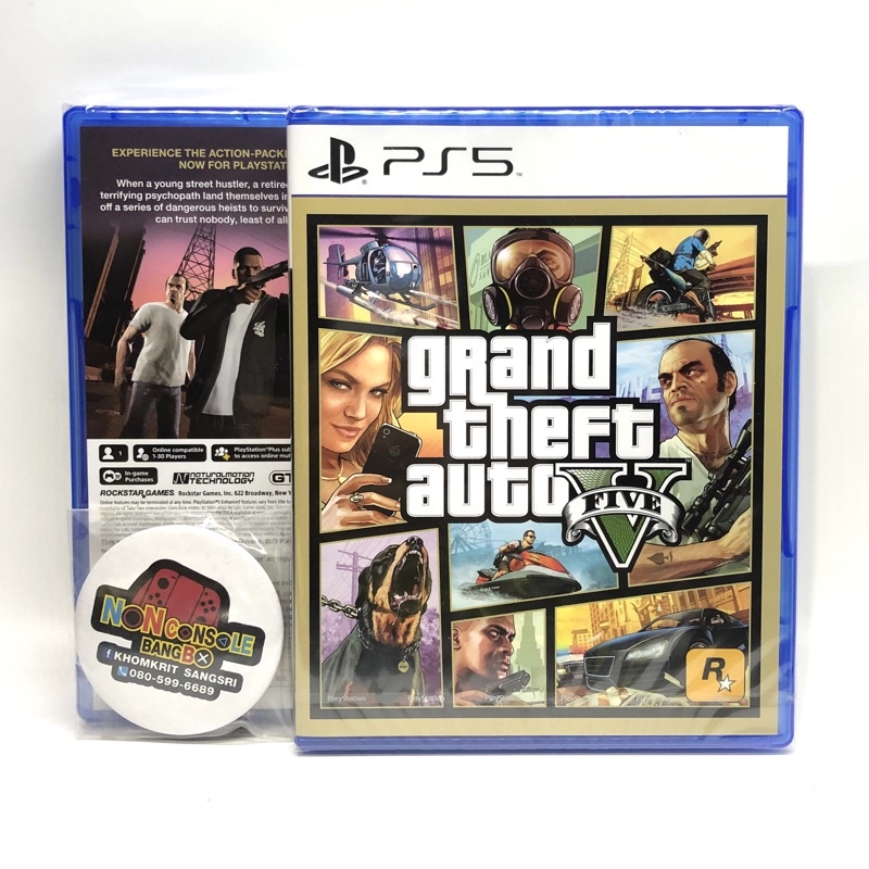 [มือ1] GRAND THEFT AUTO V (PS5) ( GTA V ) ASIA , ENG | Shopee Thailand