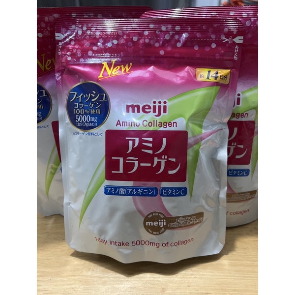 Meiji Amino Collagen Refill Pack เมจิ คอลลาเจน (98g.)ชนิดถุงเติม | Shopee Thailand