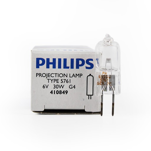 Philips 5761 G4 30w 6v กล้องจุลทรรศน์หลอดฮาโลเจน Non-reflector ...