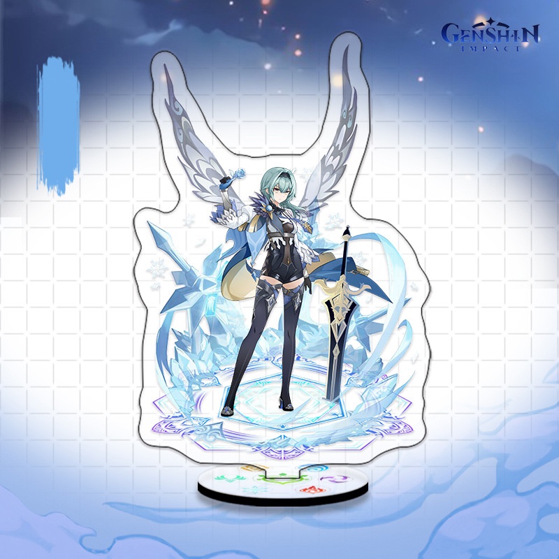 Genshin impact figure Kinich Navia Mualani ขาตั้งอะคริลิค ขาตั้ง Furina ...