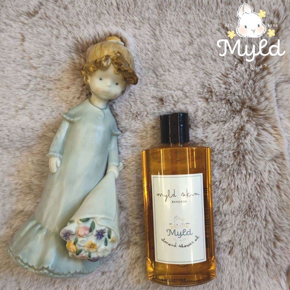 Myld Shower Oil ผลิตภัณฑ์ทำความสะอาดผิว ด้วยน้ำมันอัลมอนด์ที่สกัดจาก ...