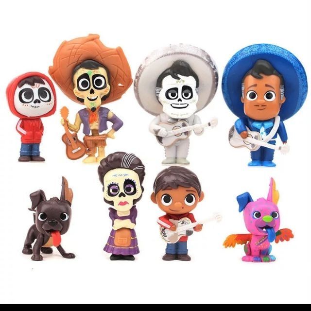 โมเดลการ์ตูน Coco เซ็ต 8 ตัว | Shopee Thailand