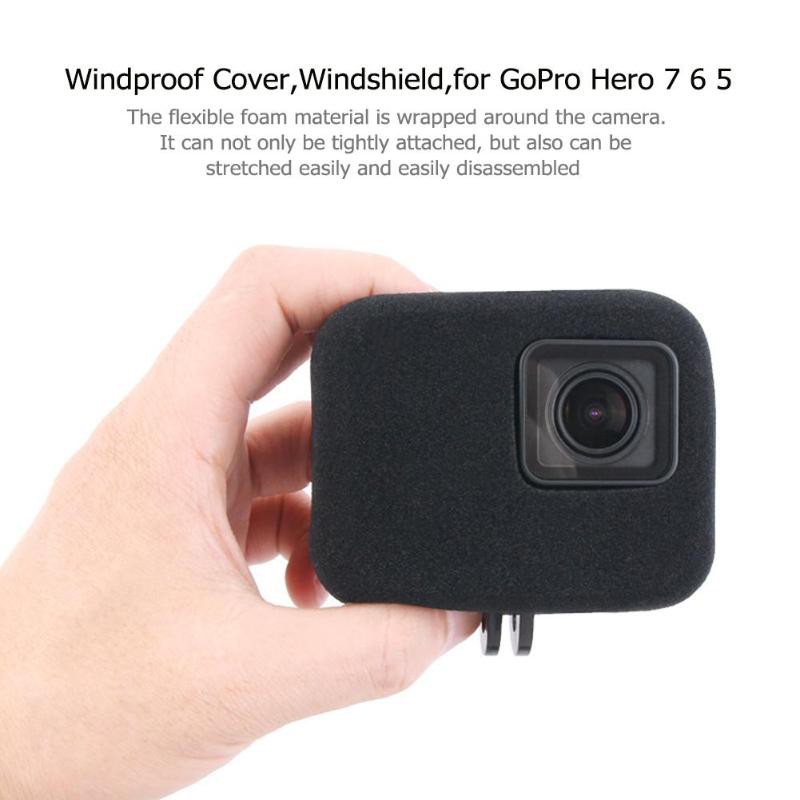 Windslayer Foam Windshield for GoPro Hero 7 6 5 2018 ฟองน้ำกันเสียงลม ...