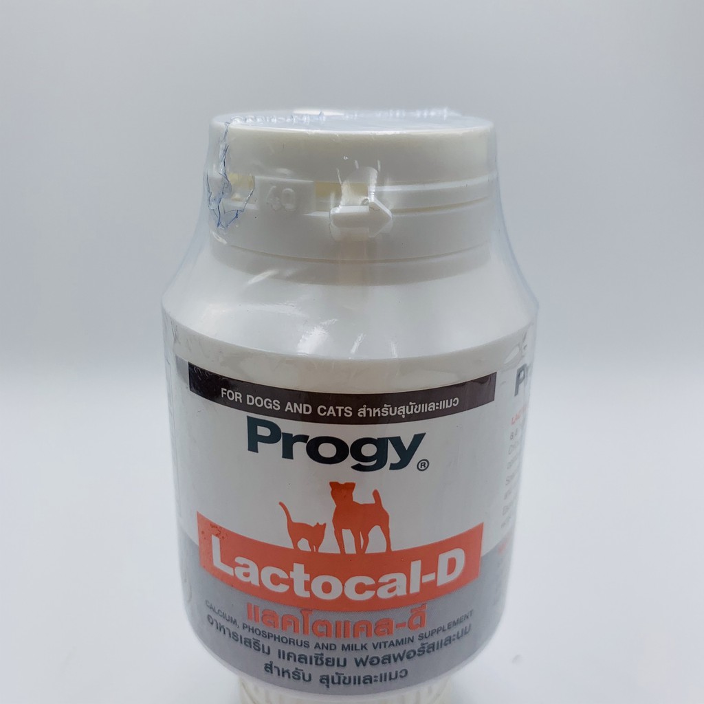 Progy Lactocal-D แคลเซียมบำรุงกระดูก 30 เม็ด LC01อาหารเสริมสุนัขและแมว ...
