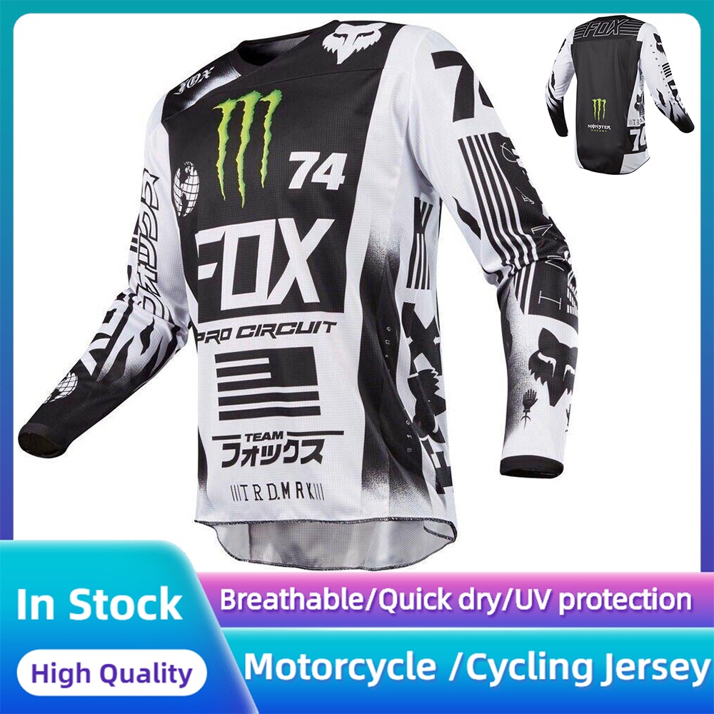 【COD】 พร้อมส่ง เสื้อยืดแขนยาว พิมพ์ลาย Motocross JERSEY 180 PRO CIRCUIT ...