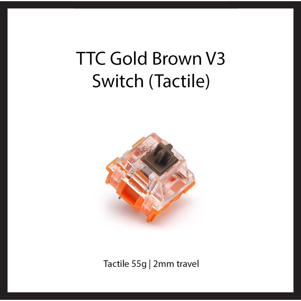 TTC Gold Brown V3 switches | Shopee Thailand