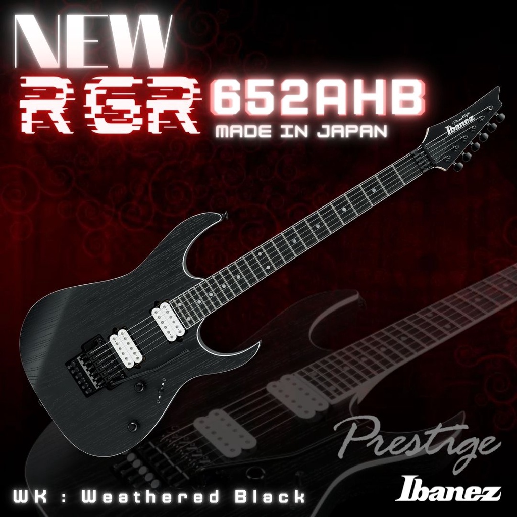กีตาร์ไฟฟ้า Ibanez RGR652AHB-WK (Made in Japan) | Shopee Thailand