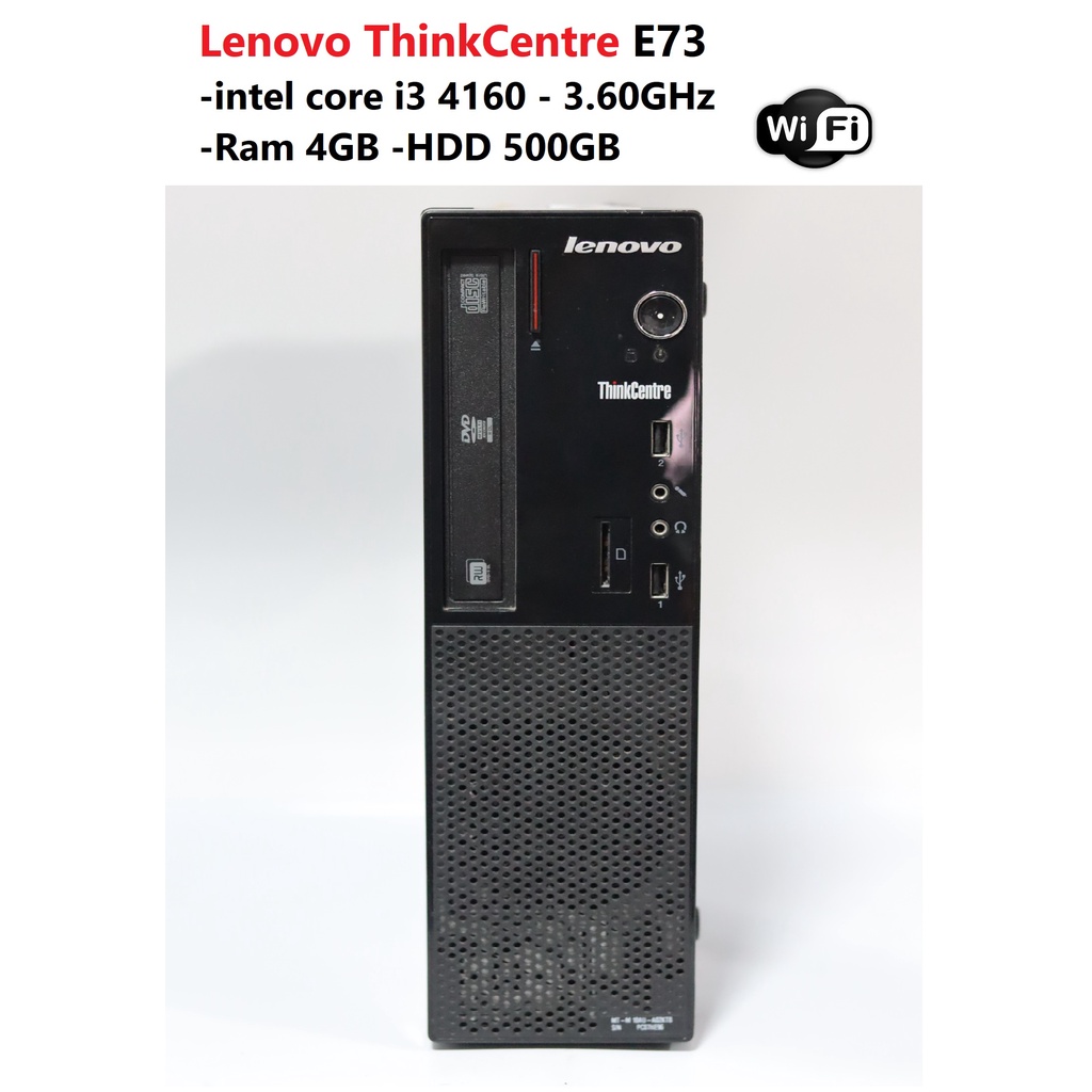 Lenovo ThinkCentre E73 -intel core i3 4160 - 3.60GHz -Ram 4GB -HDD ...