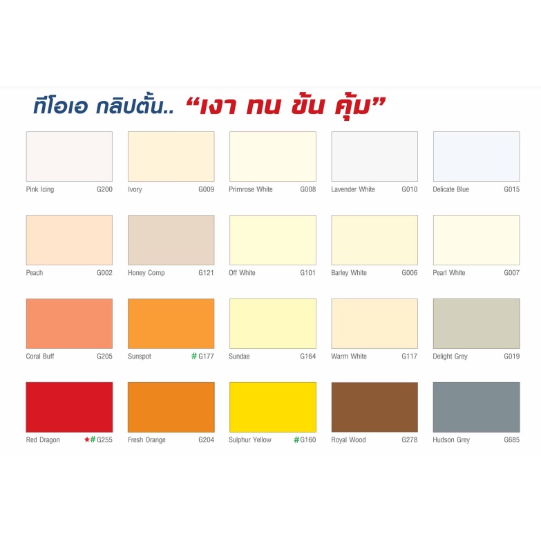 สีน้ำมัน TOA Glipton ขนาด 0.946L ชุดที่ 1 21001 สีทาเหล็ก สีเคลือบเงา ...