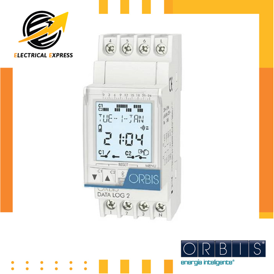 นาฬิกาตั้งเวลาแบบดิจิตอล / Digital Time Switches / Timer Switch / ยี่ห้อ Orbis รุ่น DATA LOG II ...
