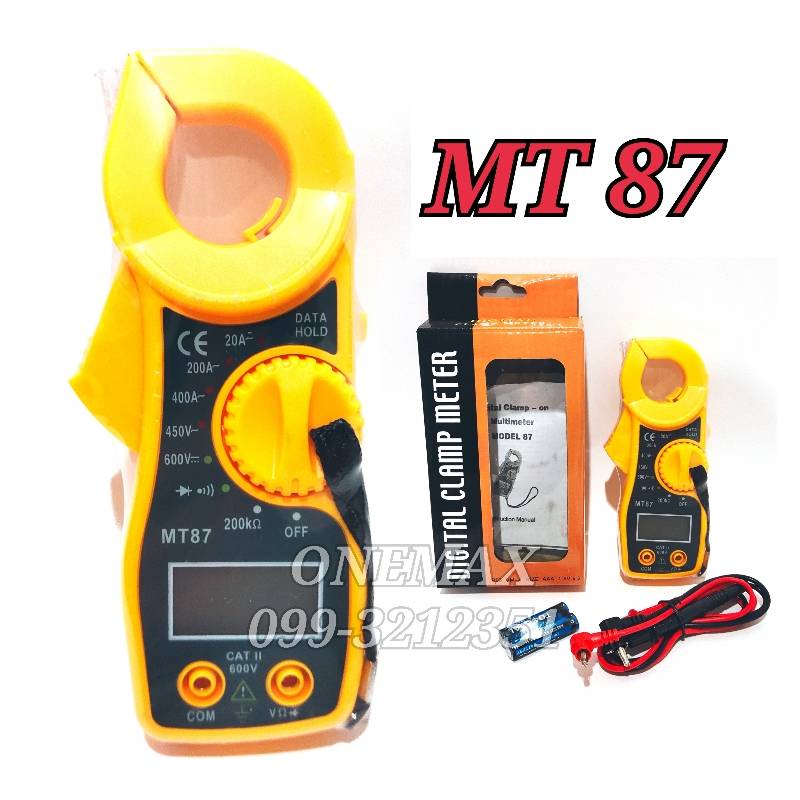 MT87 Digital Clamp Multimeter ดิจิตอลแคลมป์มิเตอร์ แคลมป์มิเตอร์ คีบ ...