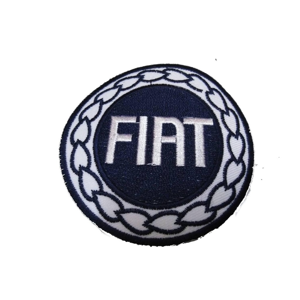 [ตัวรีด เย็บได้] FIAT ป้ายติดเสื้อ logo Embroidered Sew Iron On Patches ...
